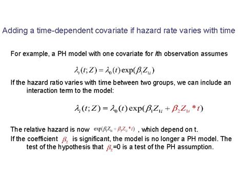 Model Checking In The Proportional Hazard Model Model