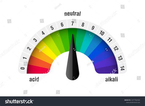 Ph Value Scale Meter Acid Alkaline Stock Vector Royalty Free