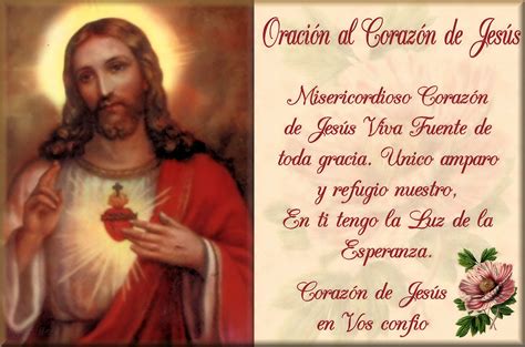 Corazón de Jesús en Vos Confío Oración al Corazón de Jesús
