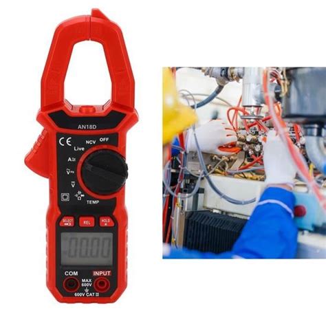 YOSOO Kit de test multimètre Pince Ampèremétrique Numérique AN18D 6000