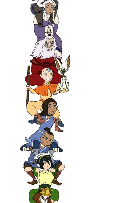 Whenspeakingofavatar The Last Airbender Characters On Shouldersthe Boulder Has Some