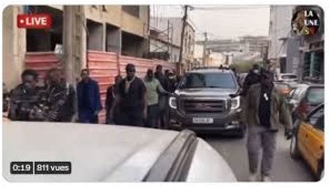 En Direct Ousmane Sonko En Route Vers Le Tribunal De Dakar