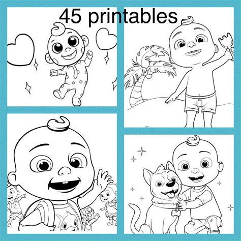 Cocomelon Printable Characters Web Free Printable Cocomelon Coloring
