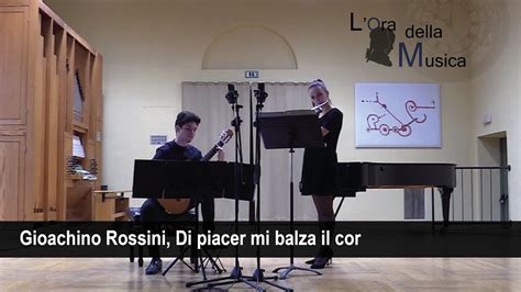 Gioachino Rossini Di Piacer Mi Balza Il Cor Ellespani Duo Ora