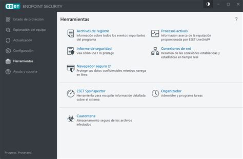 Herramientas ESET Endpoint Security 11 Ayuda en línea de ESET