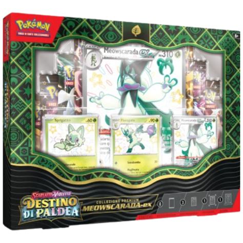 Meowscarada Ex Collezione Premium ITA Destino Di Paldea Pokemon
