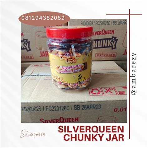 Jual Silverqueen Chunky Bar Gram Isi Kemasan Toples Shopee