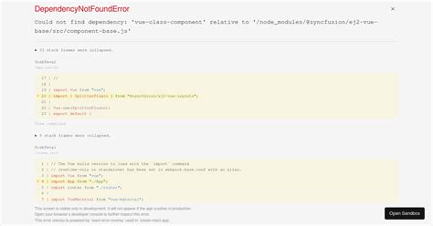 vue examples forked codesandbox