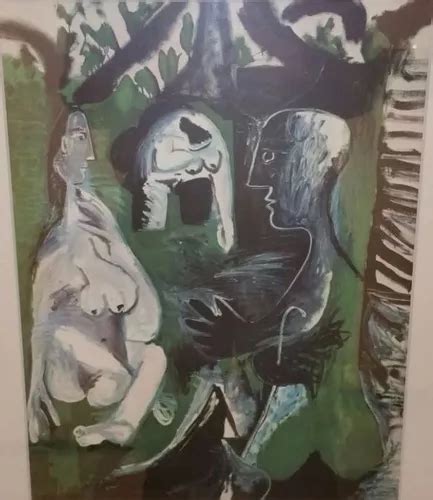 Obra Almuerzo Sobre La Hierba Litografía De Picasso MercadoLibre