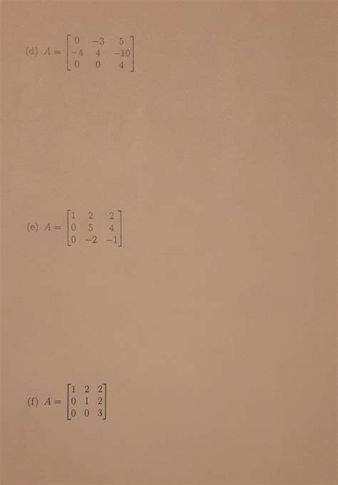 solved 1 find the eigenvalues and a basis for each