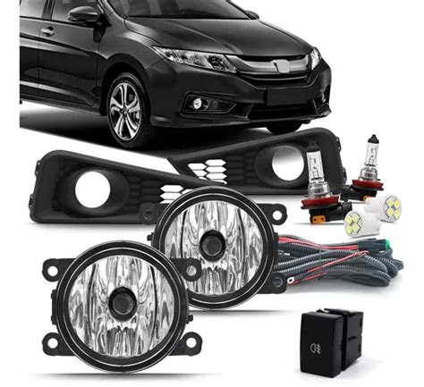 Kit Farol Milha Neblina City 2014 2015 Bt Mod Orig
