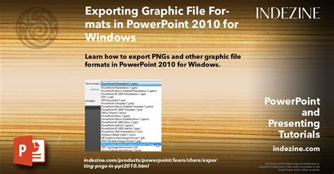 Exporting Graphic File Formats In Powerpoint 2010 For Windows