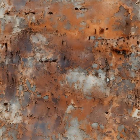 Premium AI Image Rusted Metal Texture