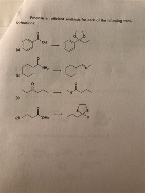 Solved Propose An Efficient Synthesis For Each Of The Chegg
