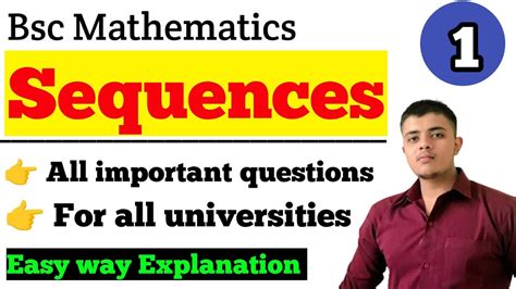 sequences sequence bsc mathematics real analysis lec 1 youtube