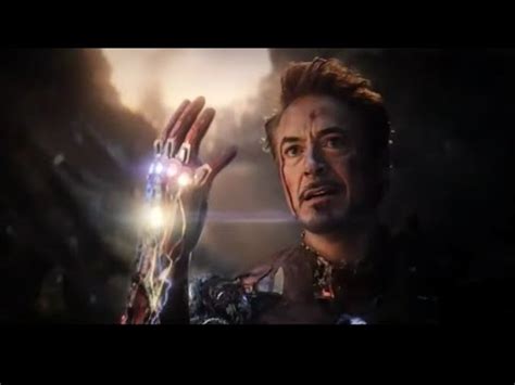 Iron Man Snaps His Fingers Scene Full Hd P Youtube