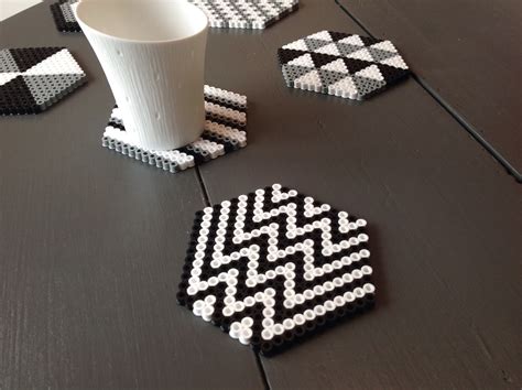 Parenthèse créative Dessous de verres DIY perles Hama