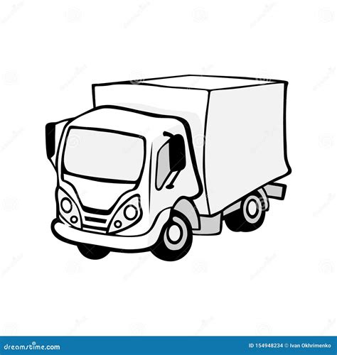 Ejemplo Del Vector De Un Cami n Ilustración del Vector Ilustración de