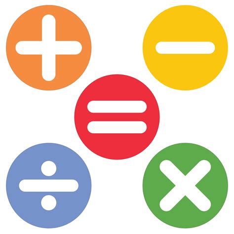 Calculadora Vector Clave Aislado Sobre Fondo Blanco Suma Resta Icono