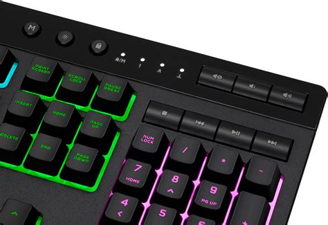 Questions And Answers CORSAIR K55 RGB Pro Full Size Wired Dome