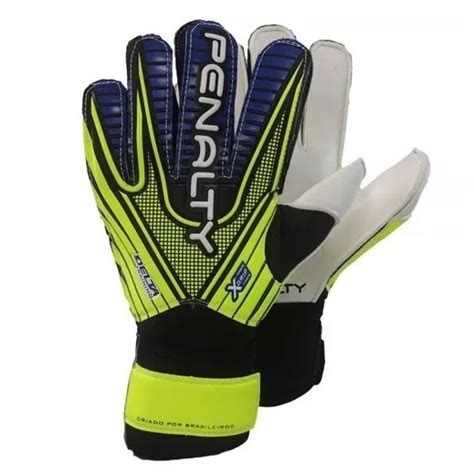 Luva De Goleiro Penalty Delta Training Viii Amarela Azul Submarino