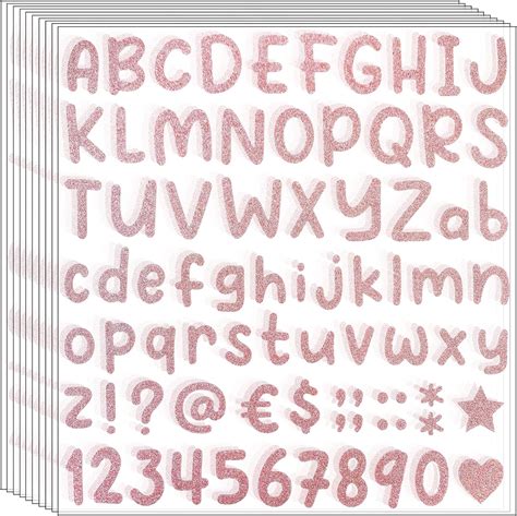 Amazon Waynoda Pieces Sheets Letters Stickers Self Adhesive