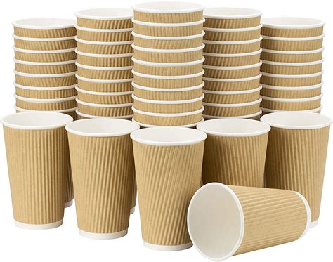 Custom Printed Disposable Corrugated Ripple Coffee Paper Cup China