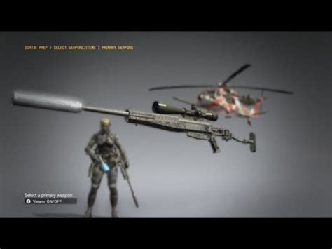 Fob Slaying 23 W Sniper Rifle M2000 NL Grade 8 Metal Gear Solid