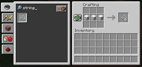 String From Wool Recipe Screenshots Mods Minecraft