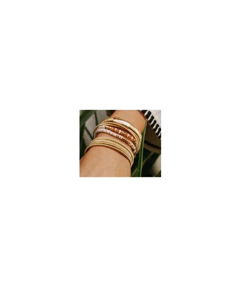 Bracelet semainier Péru ZAG Acier Doré