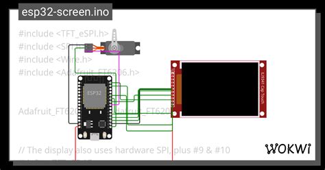 ESP32 Touch Screen Copy Wokwi ESP32 STM32 Arduino Simulator