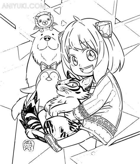 Dibujos De Anya Forger Para Colorear Aniyuki Anime Portal