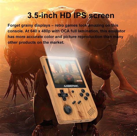 ANBERNIC RG351V 16GB Handheld Game Console Grey