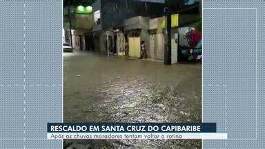 AB TV 2ª Edição Moradores de Santa Cruz do Capibaribe tentam voltar a