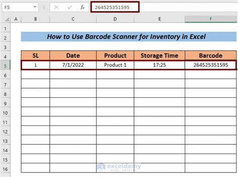 How To Use Barcode Scanner For Inventory In Excel With Easy Steps