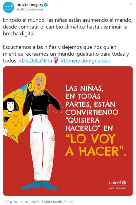 Día Internacional de la Niña por qué se celebra el 11 de octubre