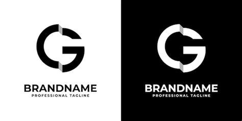 Premium Vector Letter Cg Or Gc Monogram Logo Suitable For Any