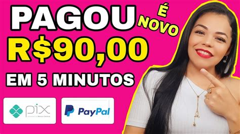 Pagou R Em Minutos Melhor App Para Ganhar Dinheiro Via Pix E