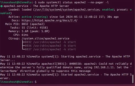 How To Install Apache Server On Ubuntu Noble Lts Linuxshout