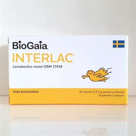 Jual Interlac Biogaia Interlac Probiotik Mini Pack Isi Sachet