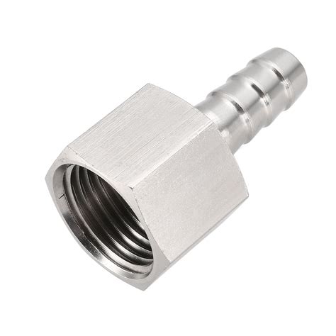 Stainless Steel Barb Hose Fitting Connector Adapter 10mm Barbed X G1 2
