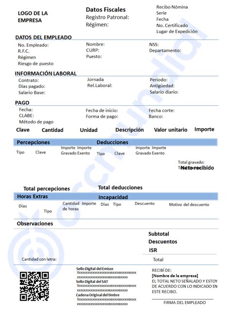 Ejemplo de recibo de nómina y otras funciones de este documento laboral