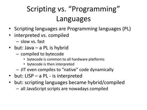 ppt scripting languages intro powerpoint presentation id 1575906