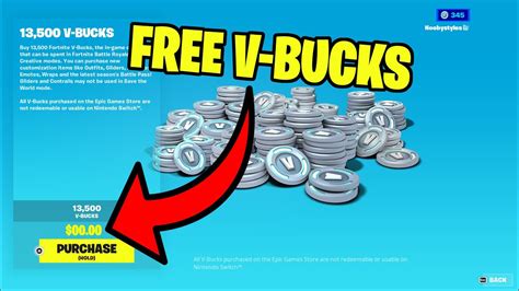 HOW TO GET 13 500 V BUCKS IN FORTNITE FOR FREE YouTube