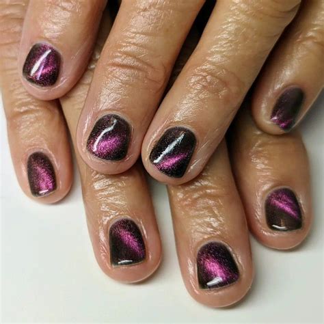 38 Cat Eye Nails Thatll Convince You To Try The Trend