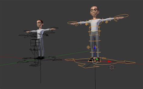 rigging how to duplicate linked external rigged character and animate each instance