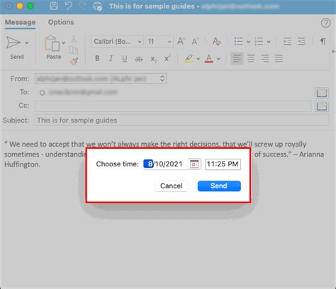 Comment Programmer Un E Mail Dans Outlook All Things Windows