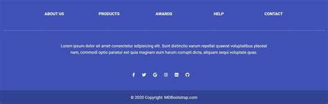 Bootstrap Footers Free Examples Easy Customization