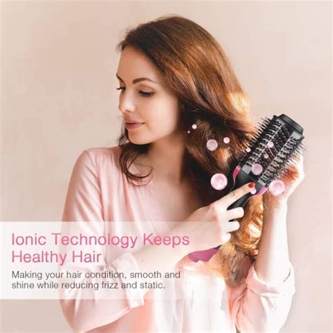 Homipooty Hair Dryers Brush 3 In 1 Hot Air Brushes Brush For Blowing