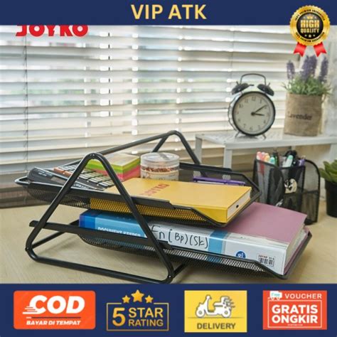 Jual Joyko Document Tray 2 Tier Rak Dokumen 2 Tingkat Joyko BESI DT